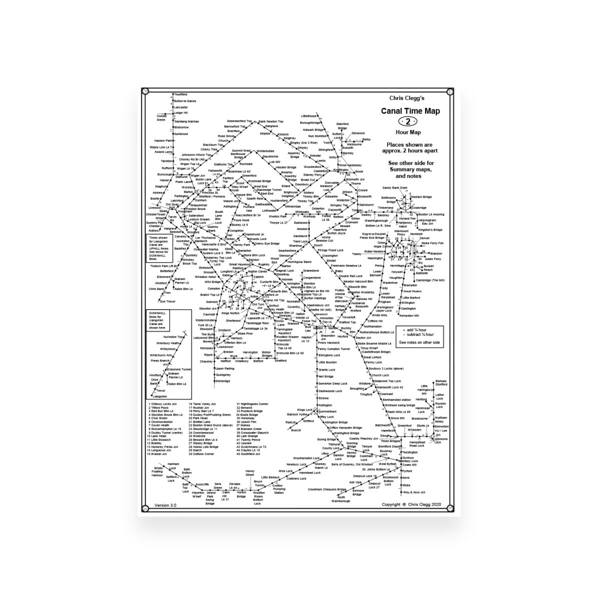 Kennet & Avon Canal and River Avon Map (Heron) - The Inland Waterways ...