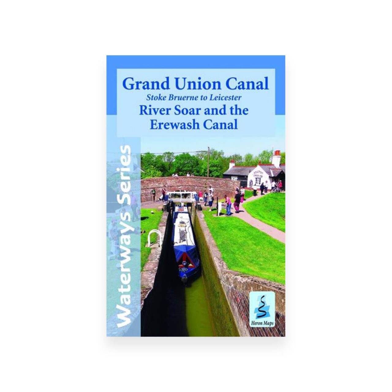 Grand Union, Stoke Bruerne to Leicester, River Soar & Erewash Canal Map ...