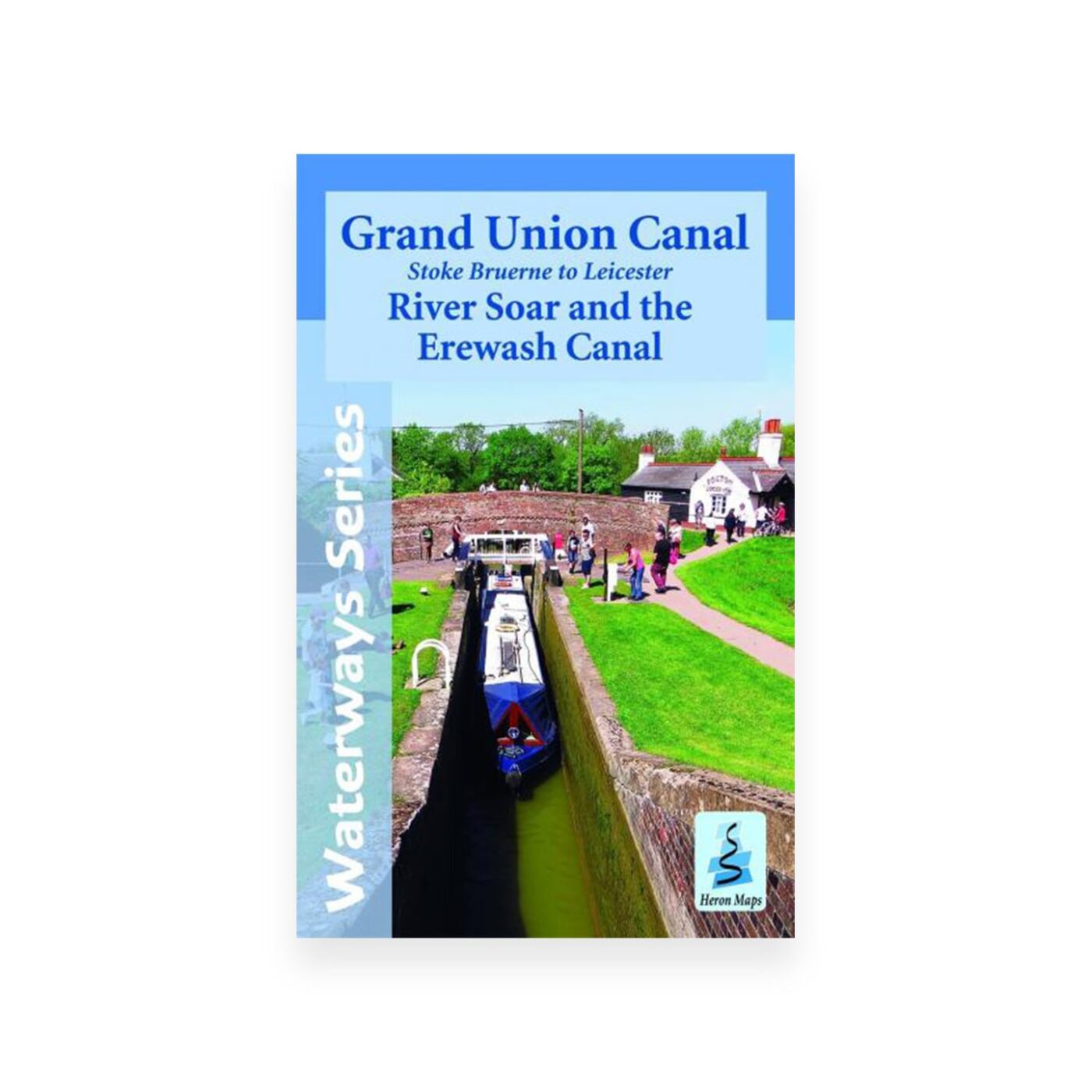 Grand Union, Stoke Bruerne to Leicester, River Soar & Erewash Canal Map ...